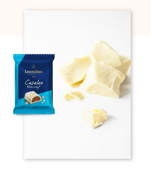 Leonidas Casaleo White Crispy Filled Tablet 75gr - Set of 6 - Leonidas ...
