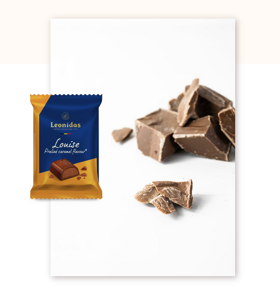 Leonidas Louise Praline Caramel Filled Tablet 75gr - Set of 6 ...